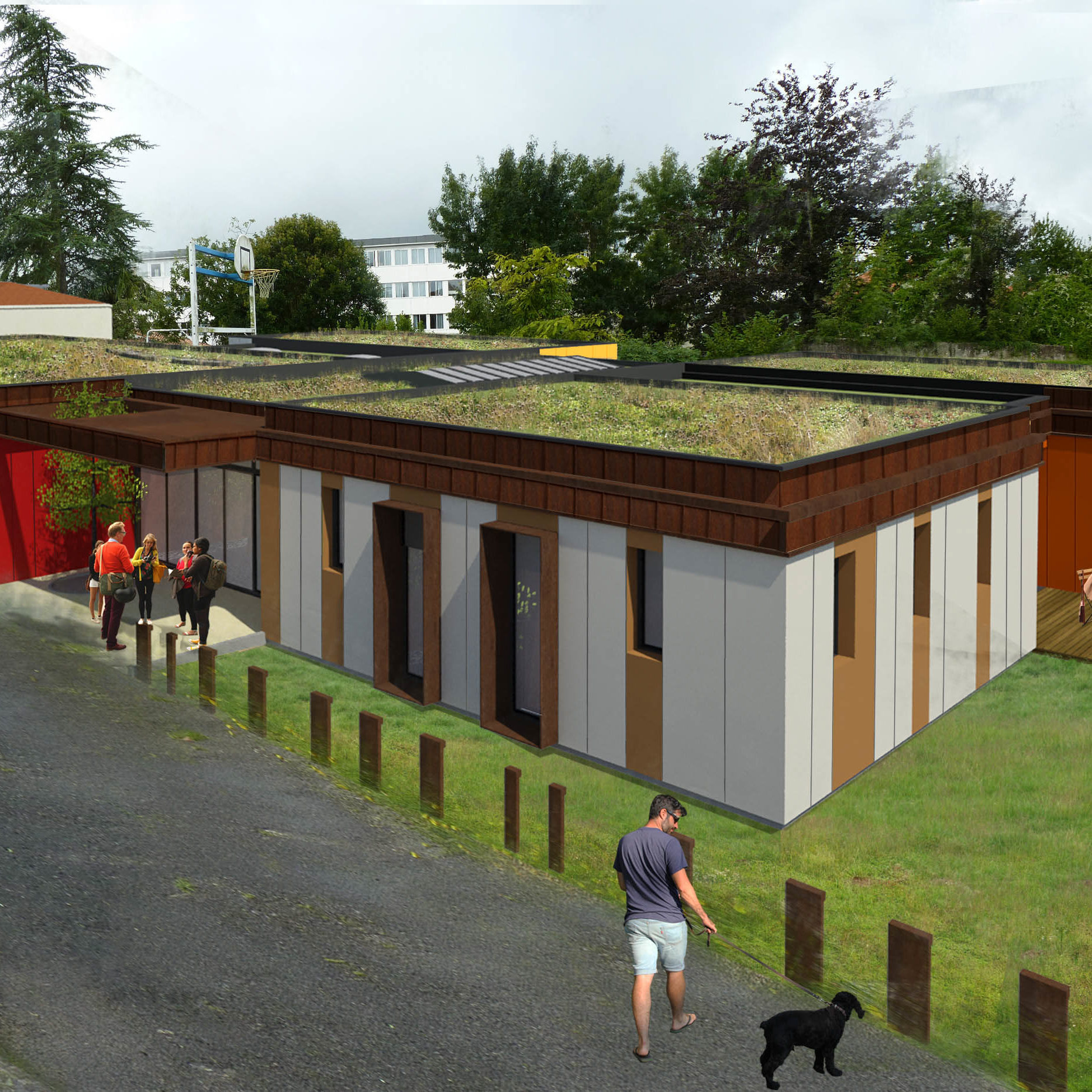 Réfectoire scolaire - Archi'textures